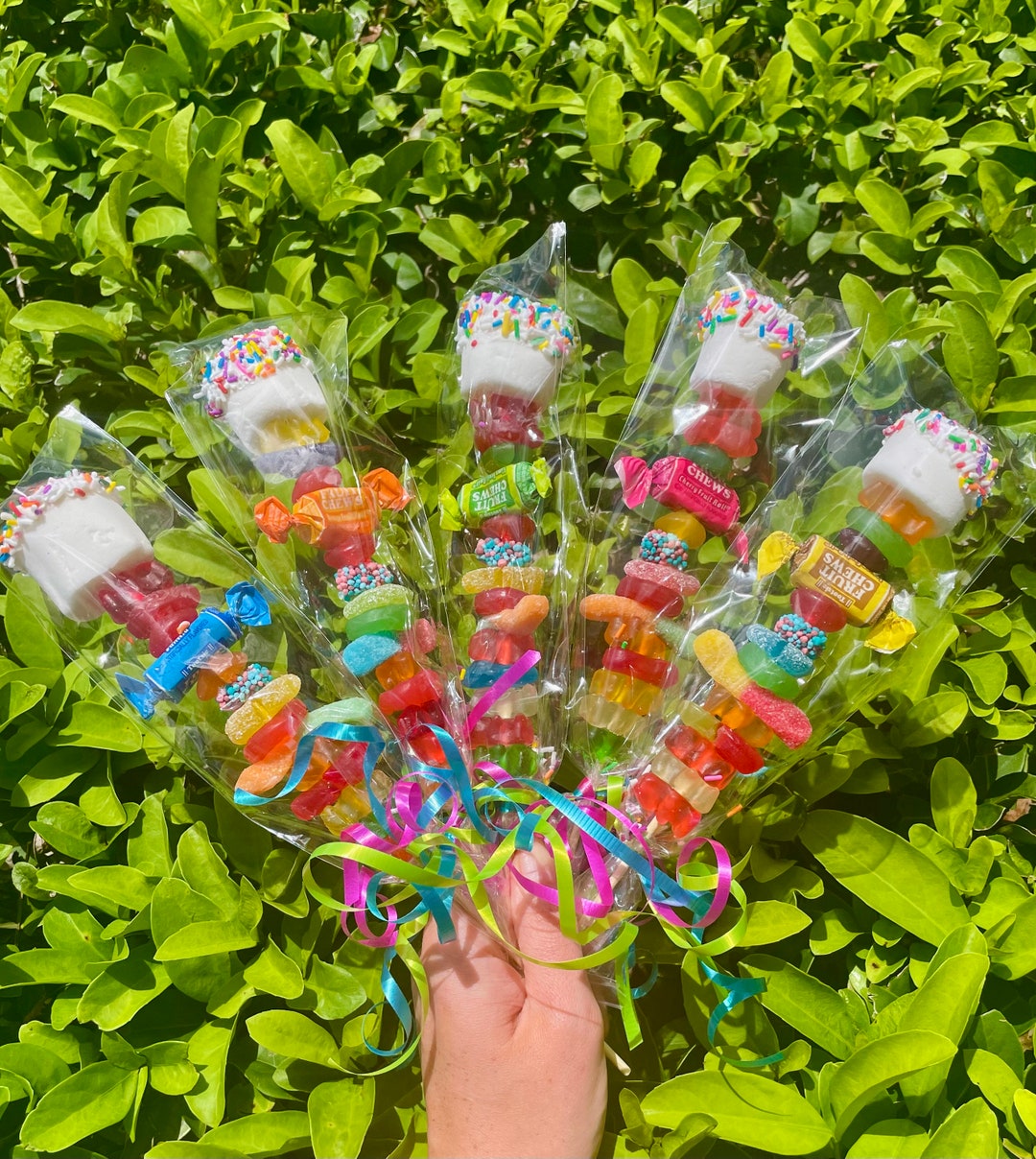 10+ Custom Candy Kabobs! Birthday Party Favors, Party Decor, Birthday ...