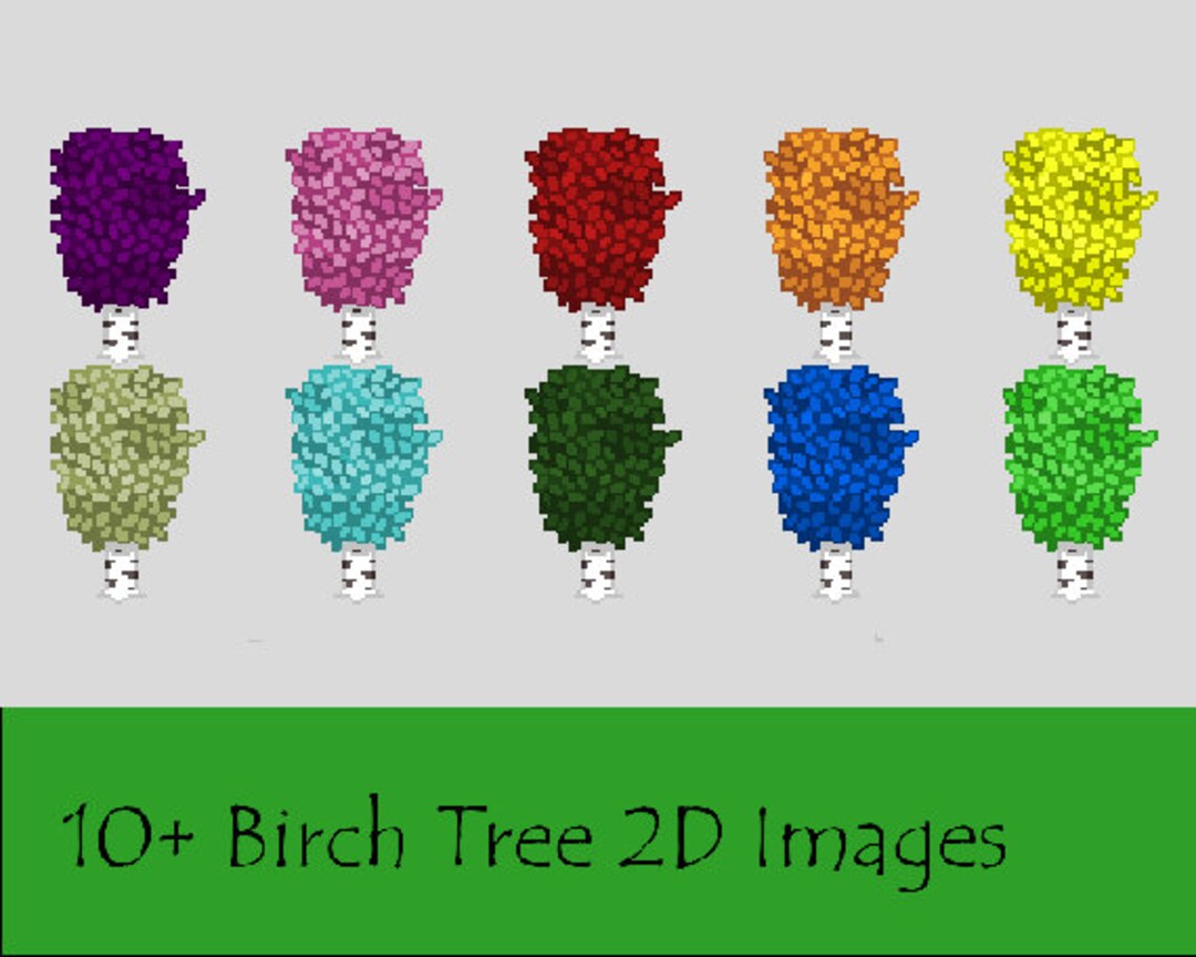 10 Birch Tree 2D Images - Etsy