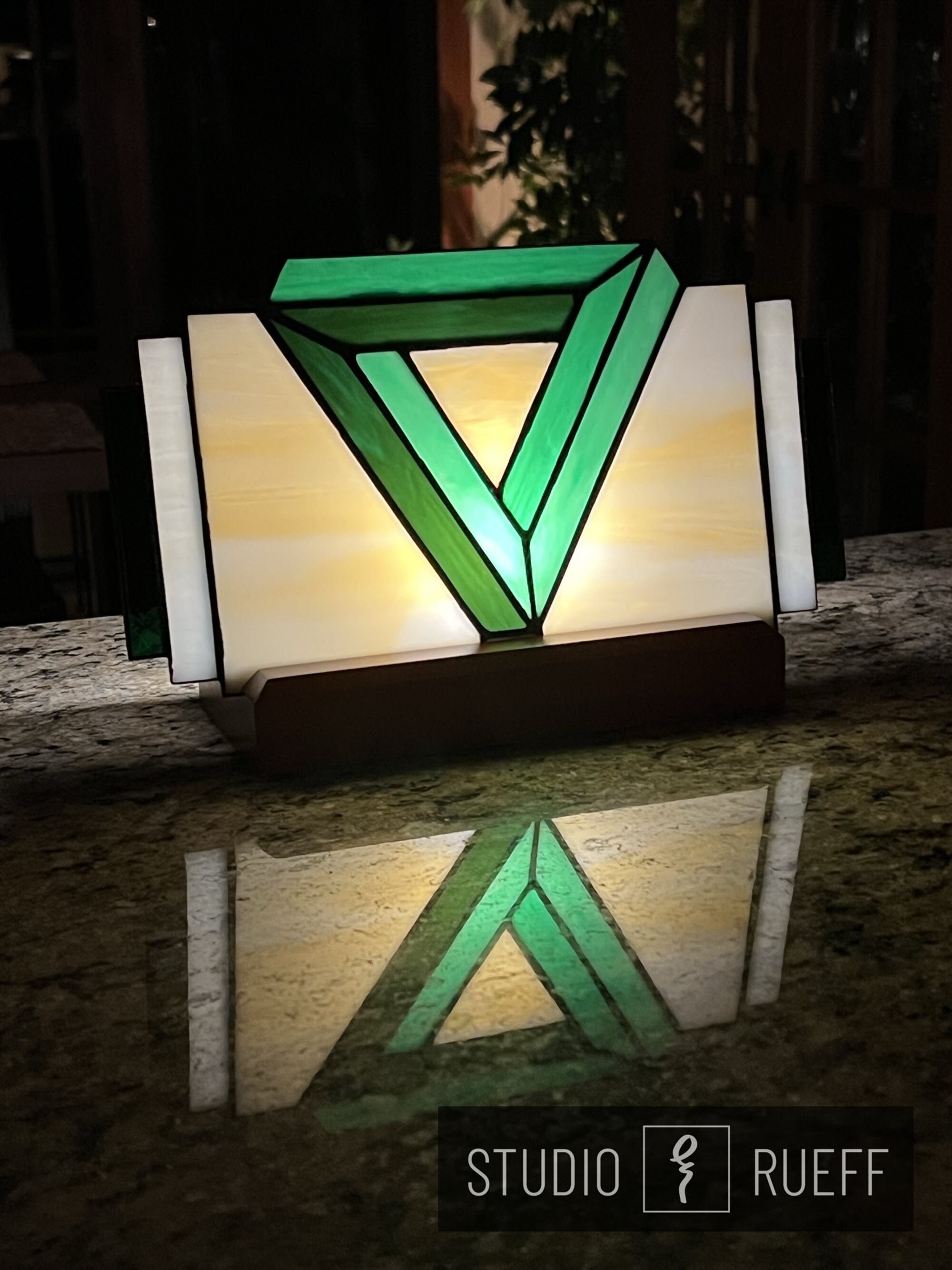 The Impossible Triangle Accent Lamp - Etsy