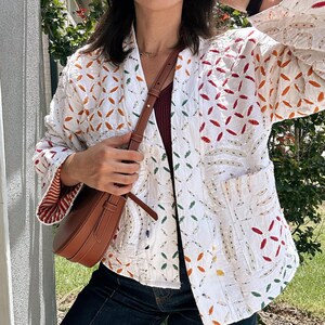 Kantha Quilted Jacket - Etsy