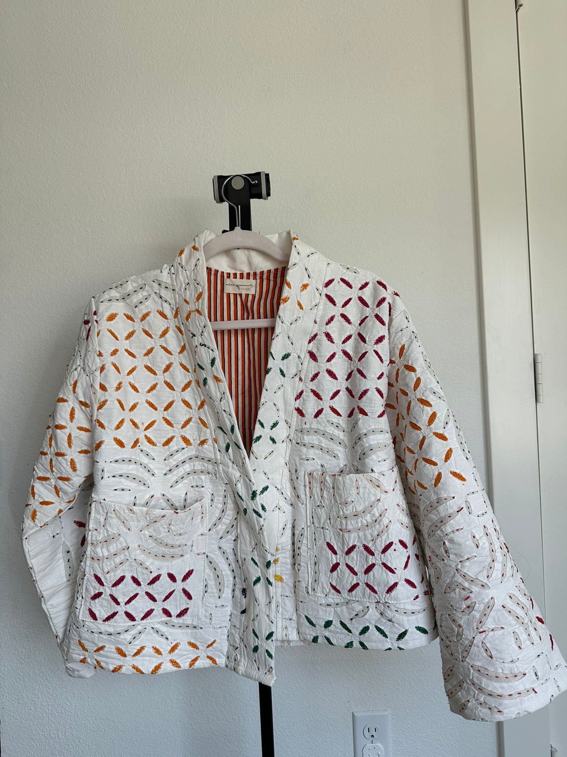 Kantha Quilted Jacket - Etsy