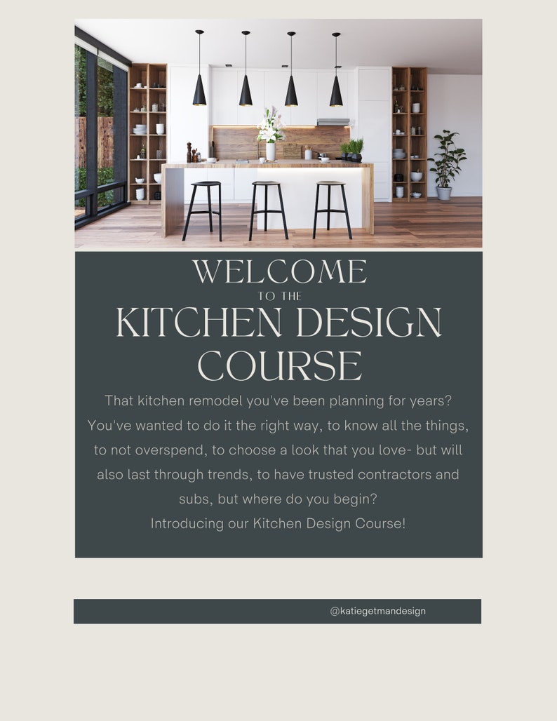 Kitchen Design Course Module 4 countertops granite - Etsy