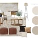 Neutral Living Room Mood Board, Virtual Interior Design, Home Styling ...