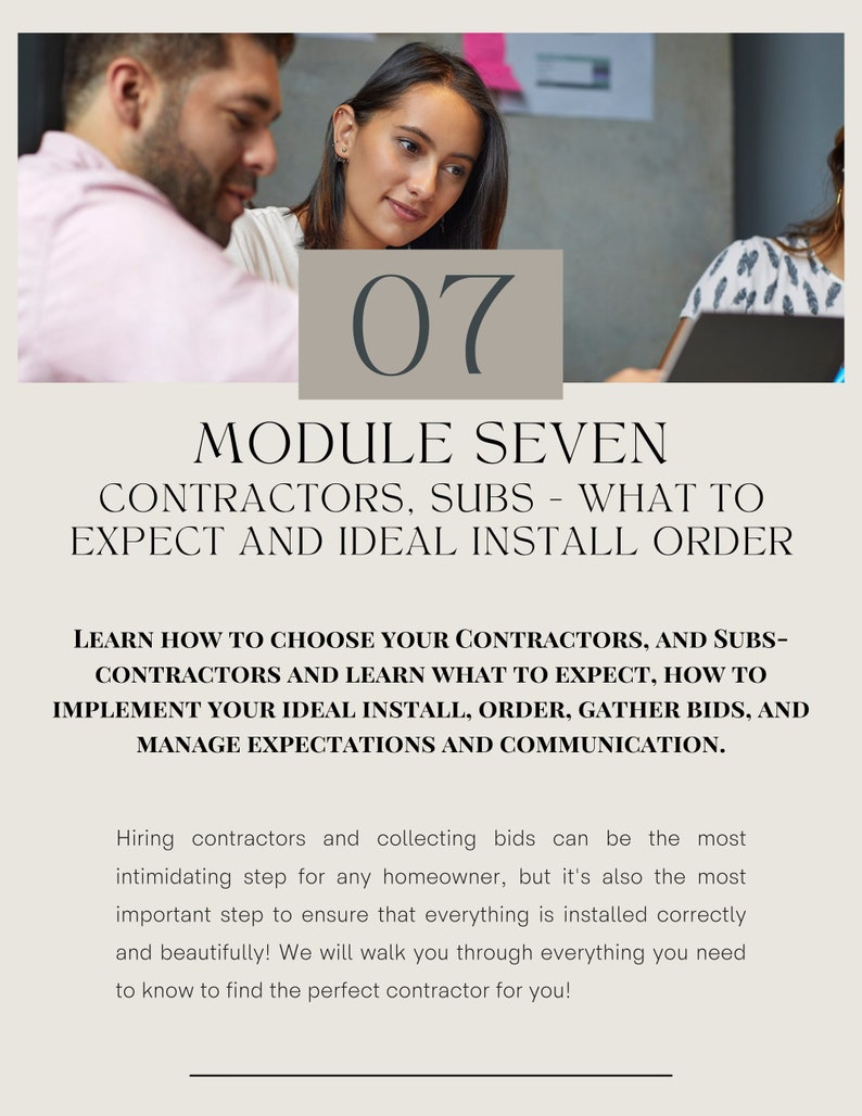 Kitchen Design Course - Module 7 What to Know About Contractors for DIY ...