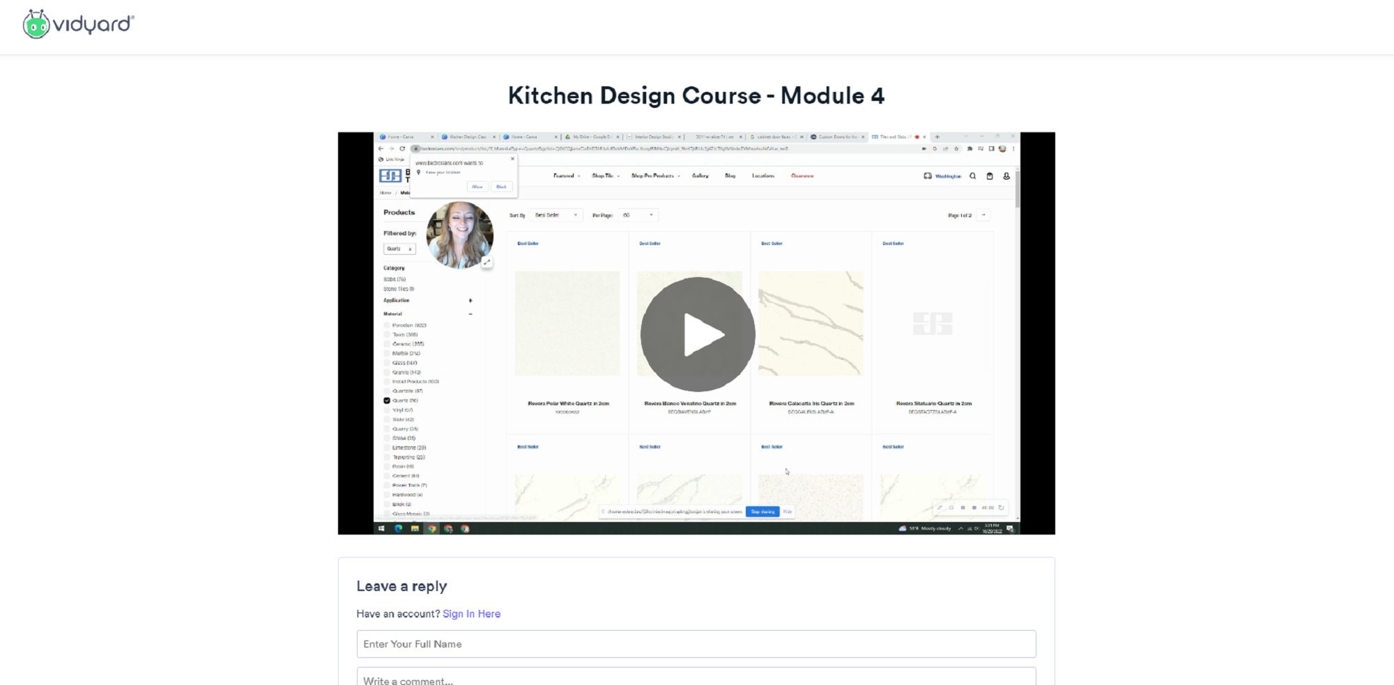 Kitchen Design Course - Module 4 --countertops (granite, Quartzite ...