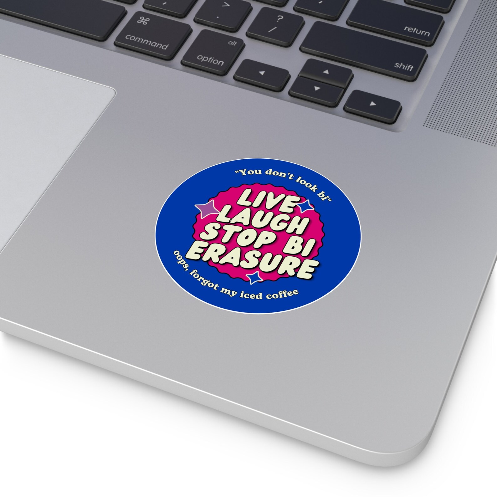 Live Laugh Stop Bi Erasure Sticker - Etsy