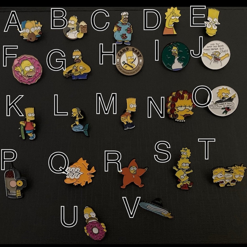 Simpsons Pins - Etsy
