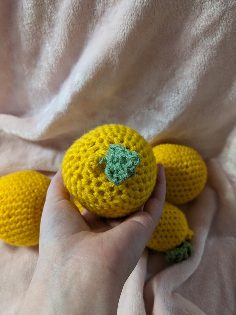 Crochet Lemon - Etsy