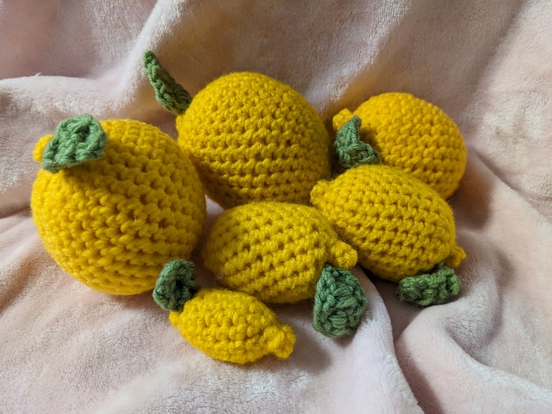 Crochet Lemon - Etsy