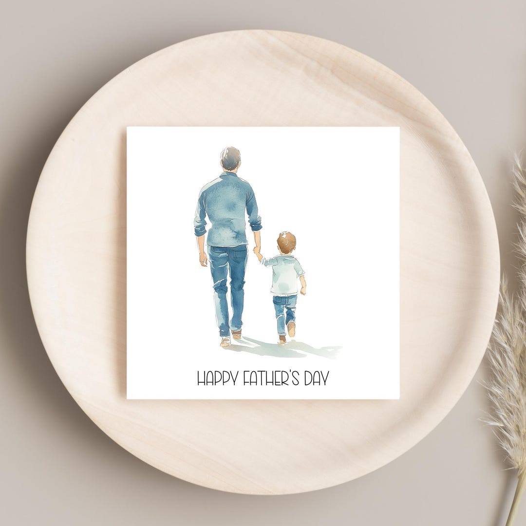 Happy Fathers Day Card | Card for Dad | Card for Him | Handmade Card ...