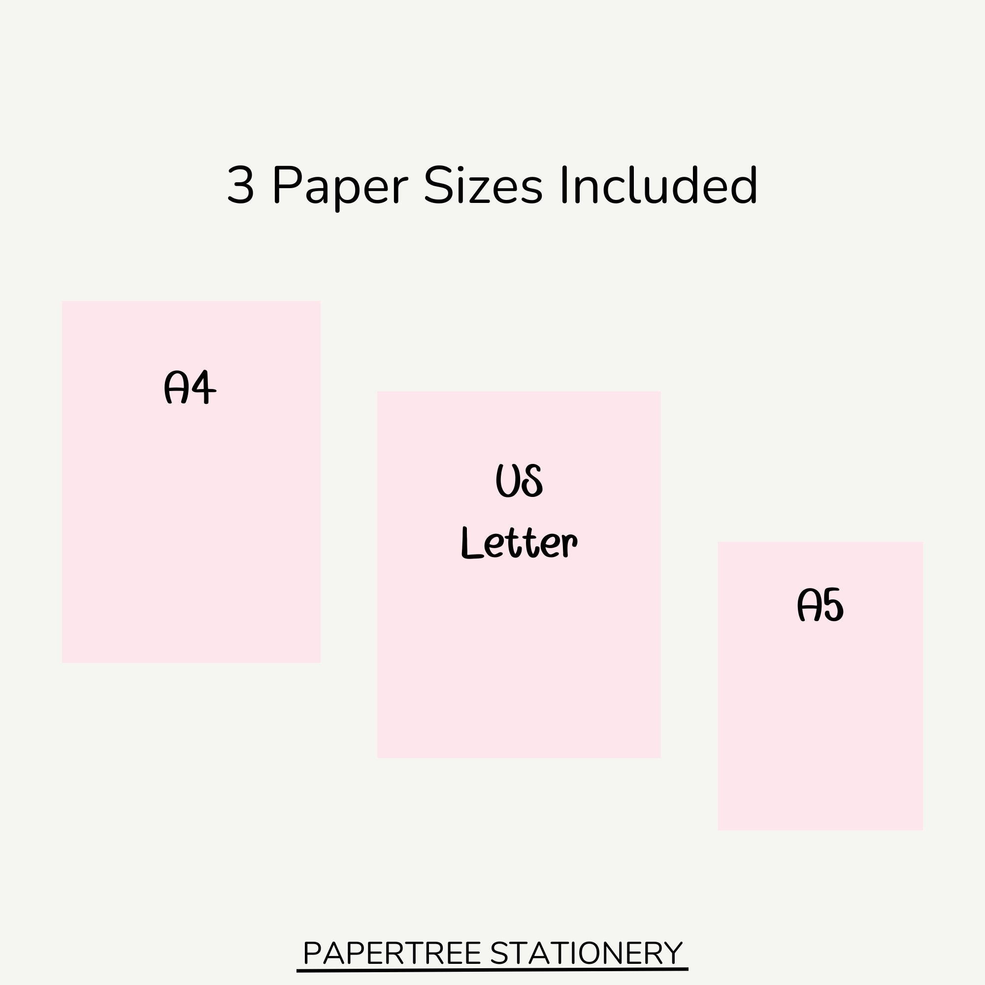 Printable PDF Pink Cute Kawaii Lined Digital Paper Instant Download ...