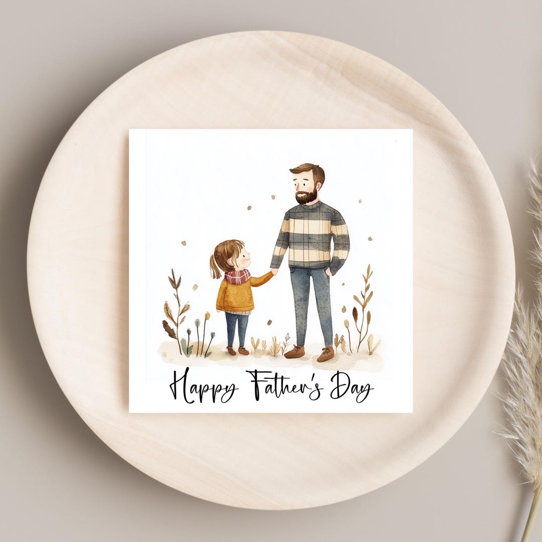 Happy Fathers Day Card | Card for Dad | Card for Him | Handmade Card ...