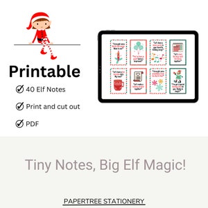 40 Printable Elf Notes PDF Instant Digital Download DIY Elf Templates ...