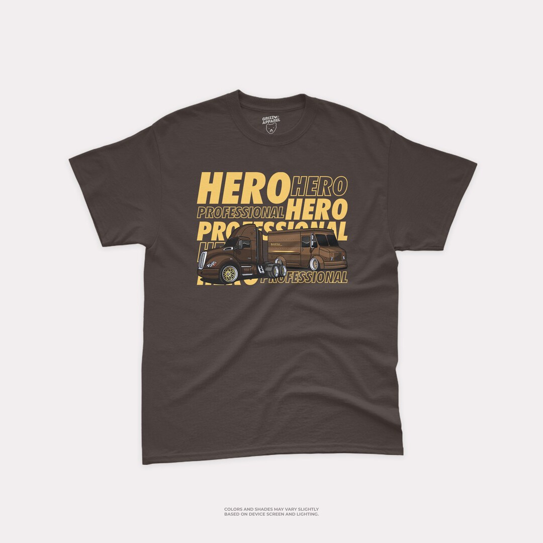 UPS Hero Pro Stanced T-shirt - Etsy