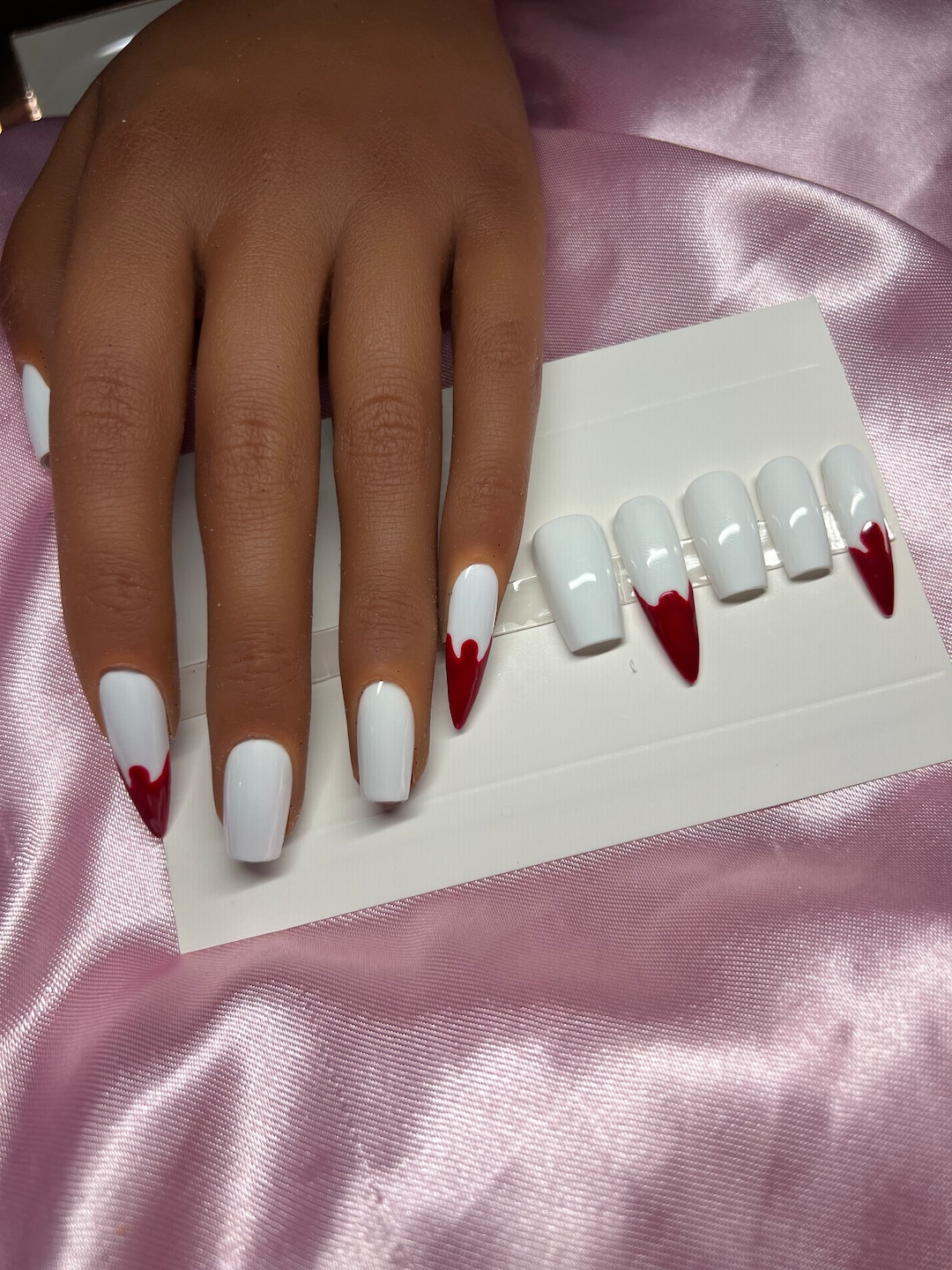 Vamp Love Bite | Customized Design | Vampire Nails | Halloween Vibes ...