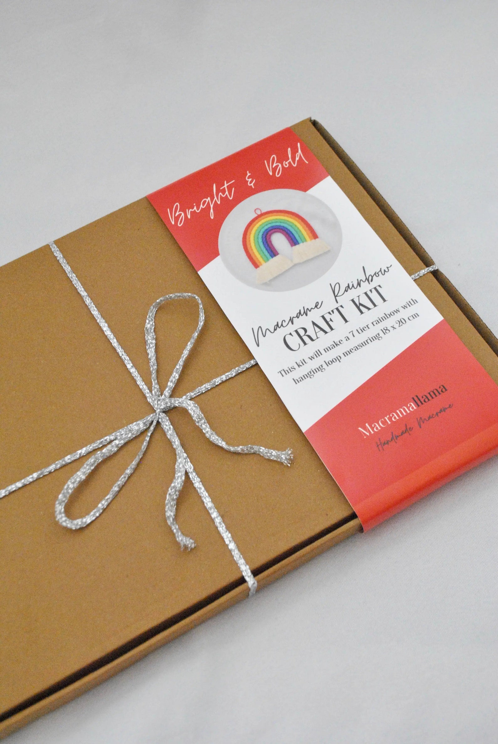 Rainbow Macramé Craft Kit - Etsy