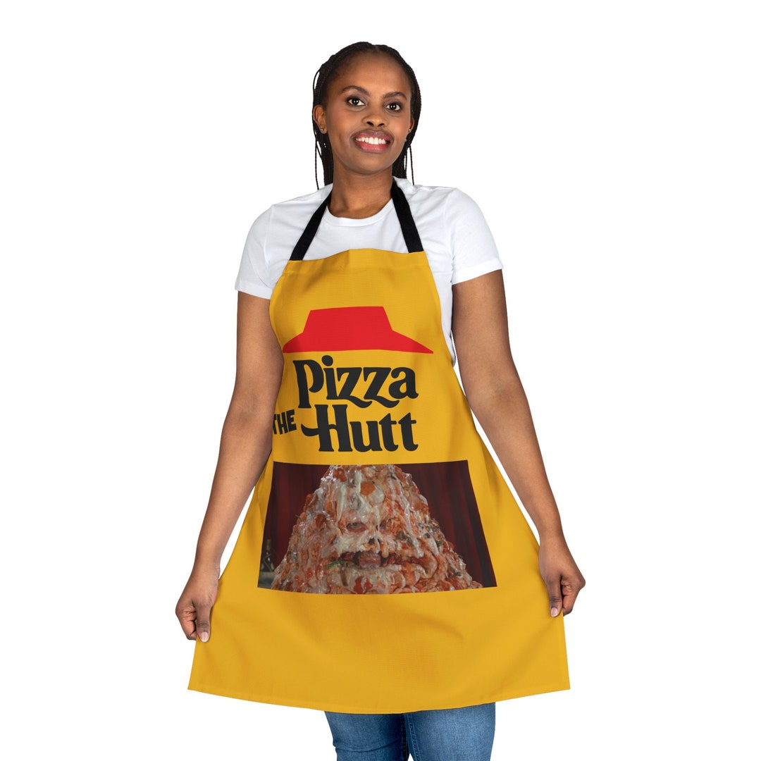 PIZZA THE HUTT Spaceballs Chef's Apron Dom Deluise Mel Brooks Classic ...