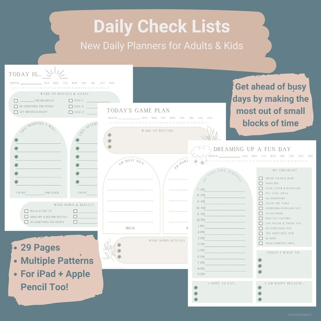 Daily Planner & To-do Lists - Etsy