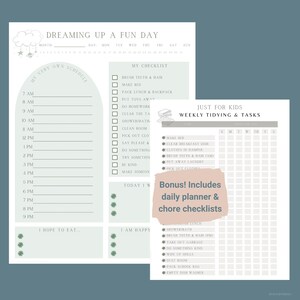 Sweet Dreams Routine Checklist - Etsy