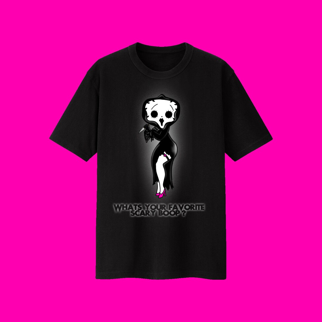 Scream Ghostface Betty Boop Etsy