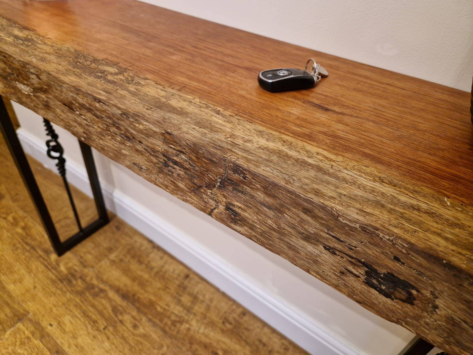 Very Rare New Handmade Live Edge Rustic Style Natural Bubinga Wood ...