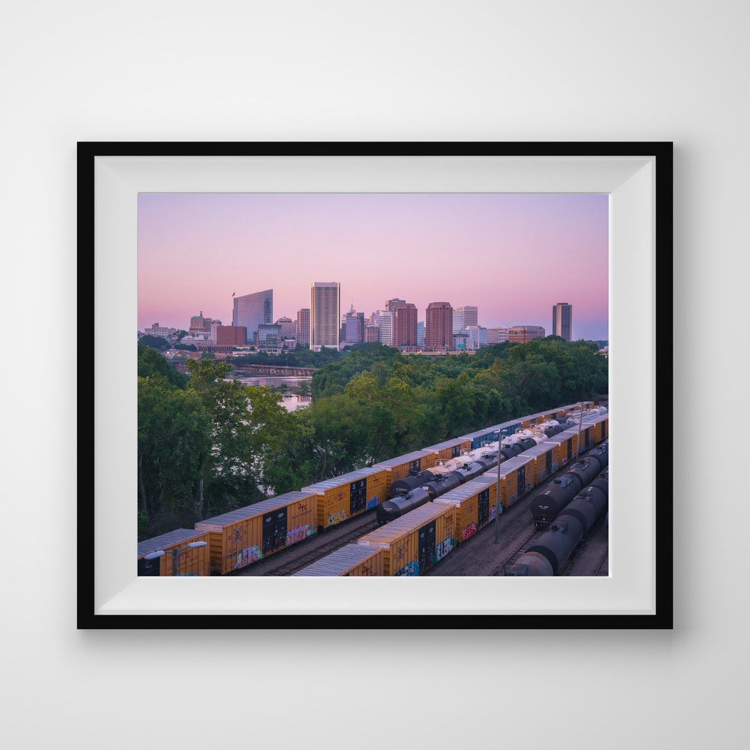 Richmond VA Photo | RVA Skyline Fine Art Photography Print | Virginia ...