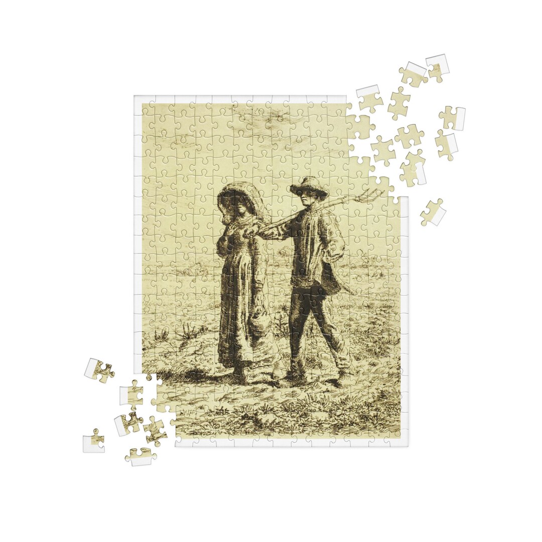 Peasants Going to Work by Jean-françois Millet, Jigsaw Puzzle | 252 ...
