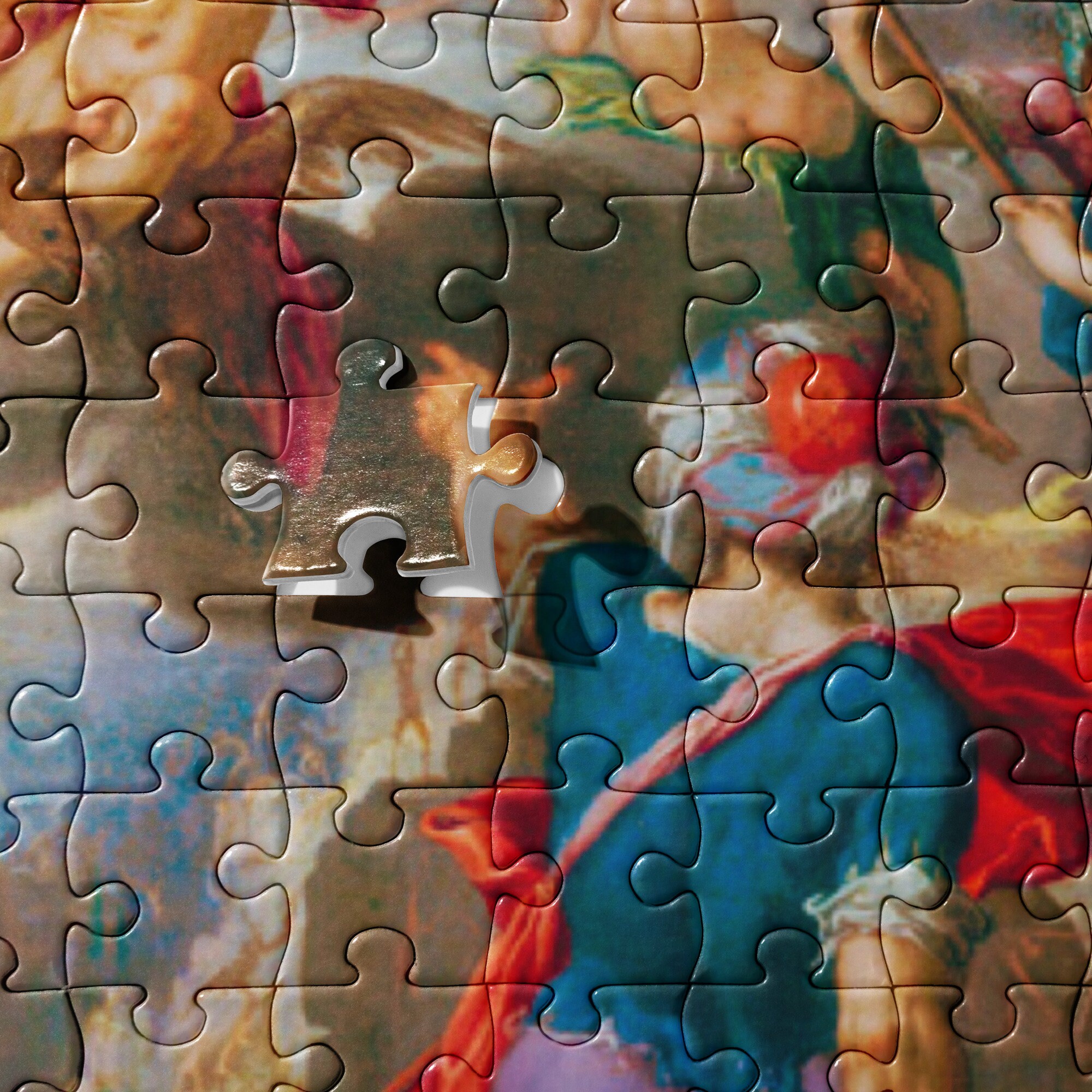 Mythology Jigsaw Puzzle | the Battle Between Gods and Giants - Etsy