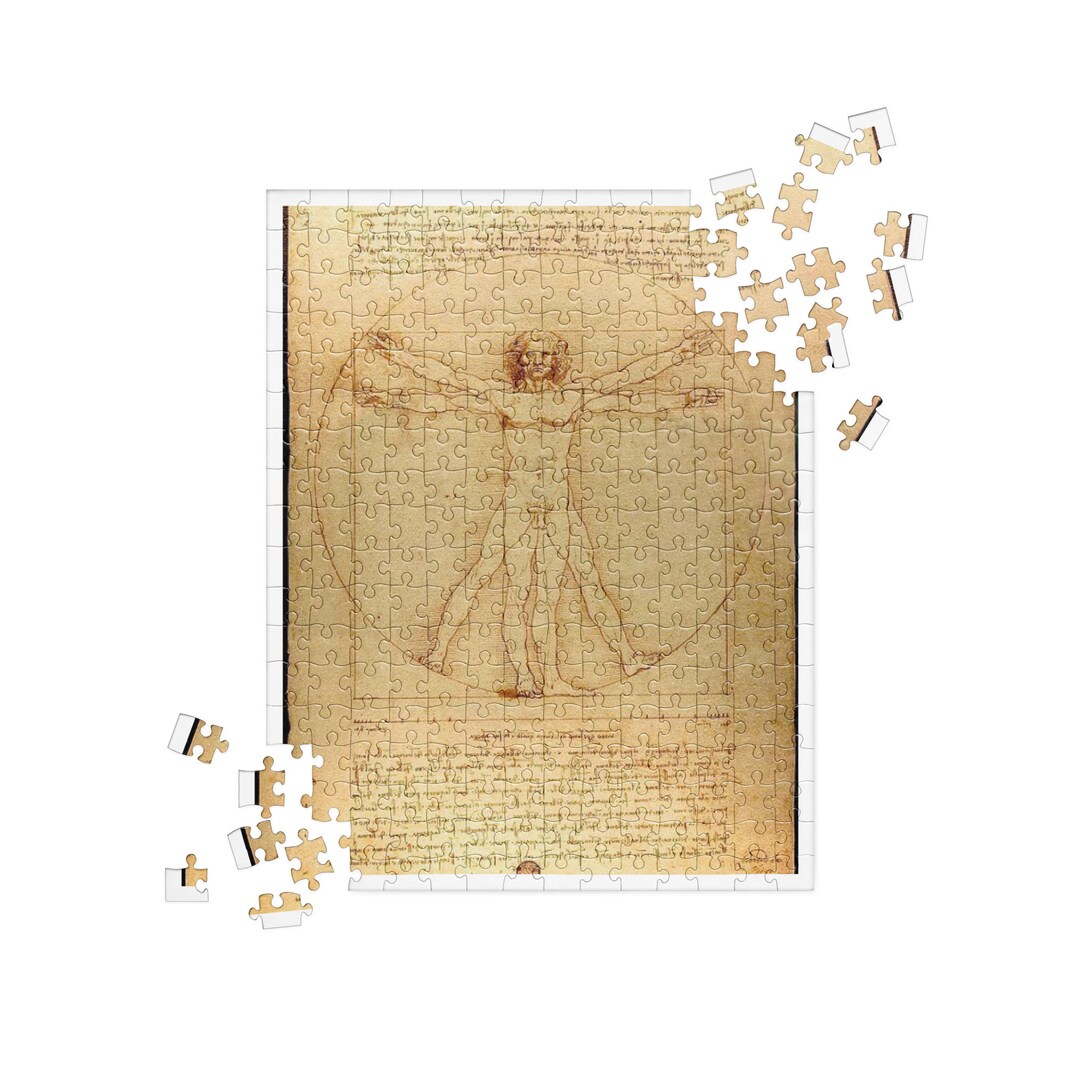 The Vitruvian Man by Leonardo Da Vinci | Jigsaw Puzzle | 252 & 520 ...