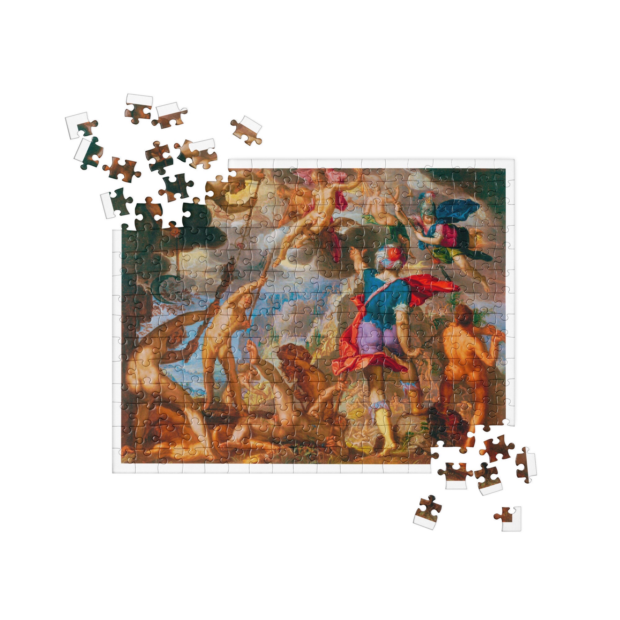 Mythology Jigsaw Puzzle | the Battle Between Gods and Giants - Etsy