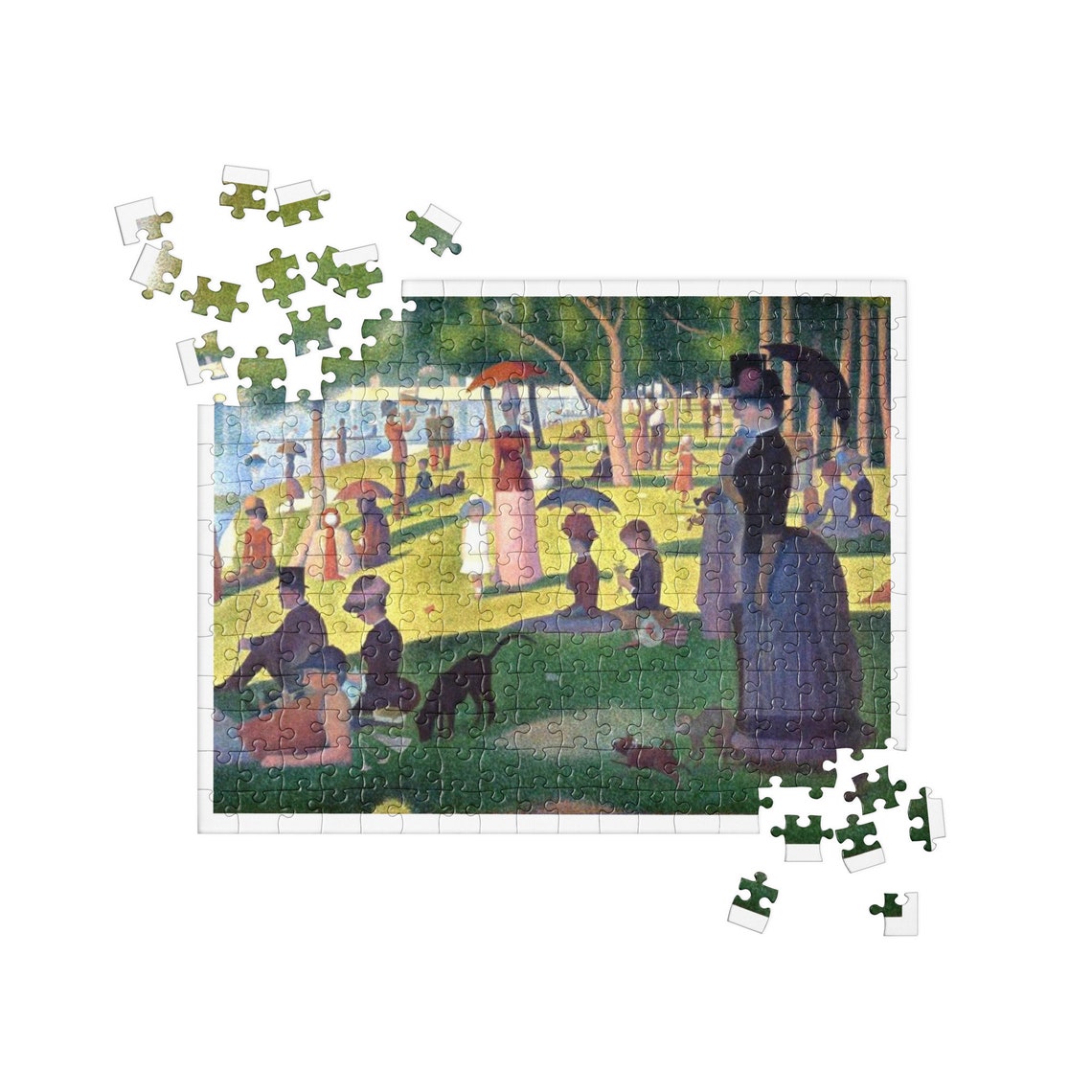A Sunday on La Grande Jatte Jigsaw Puzzle Reimagine the Pointillist ...