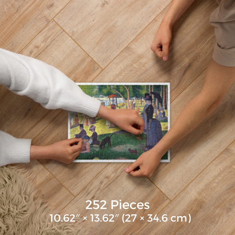 A Sunday on La Grande Jatte Jigsaw Puzzle Reimagine the Pointillist ...