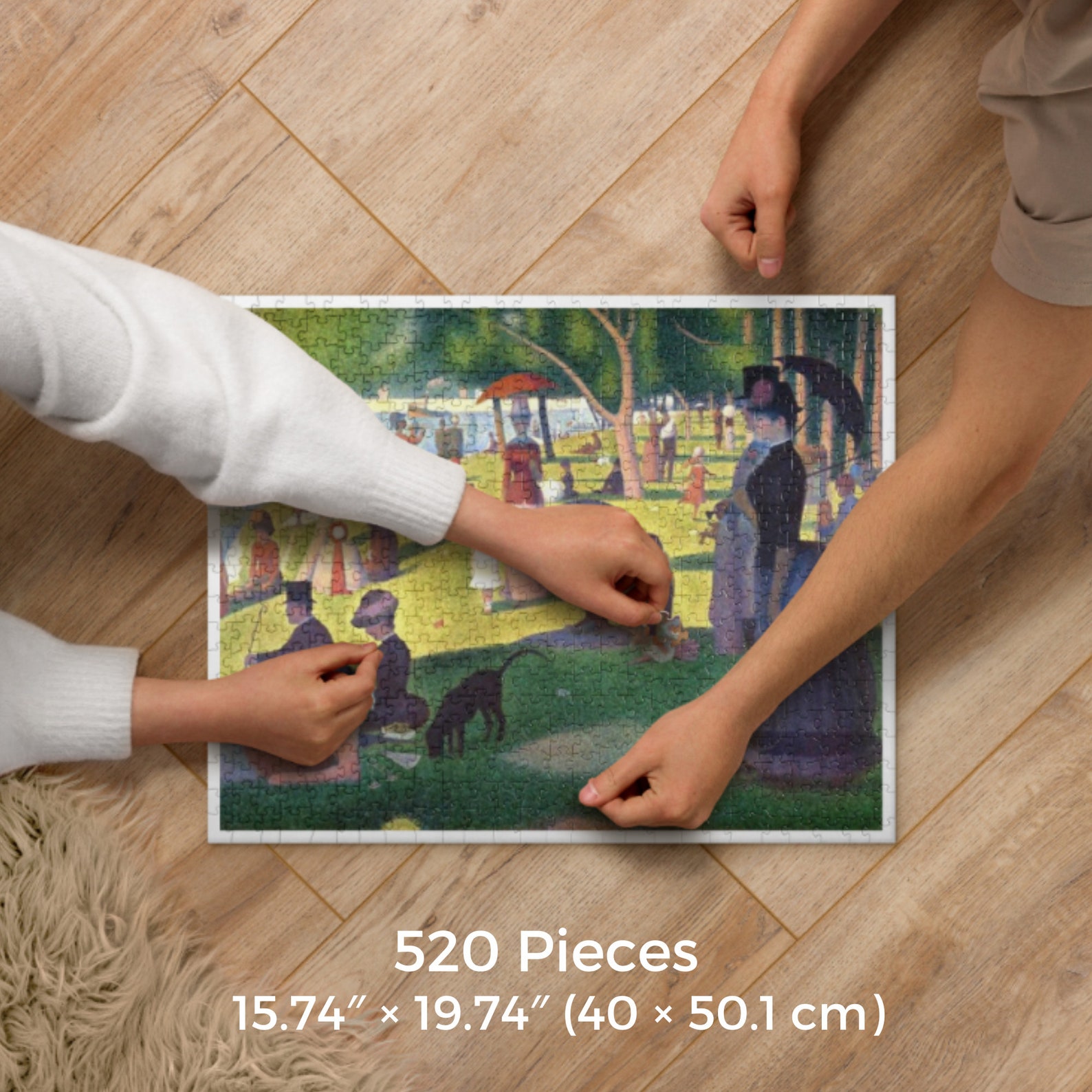 A Sunday on La Grande Jatte | Jigsaw Puzzle | Reimagine the Pointillist ...