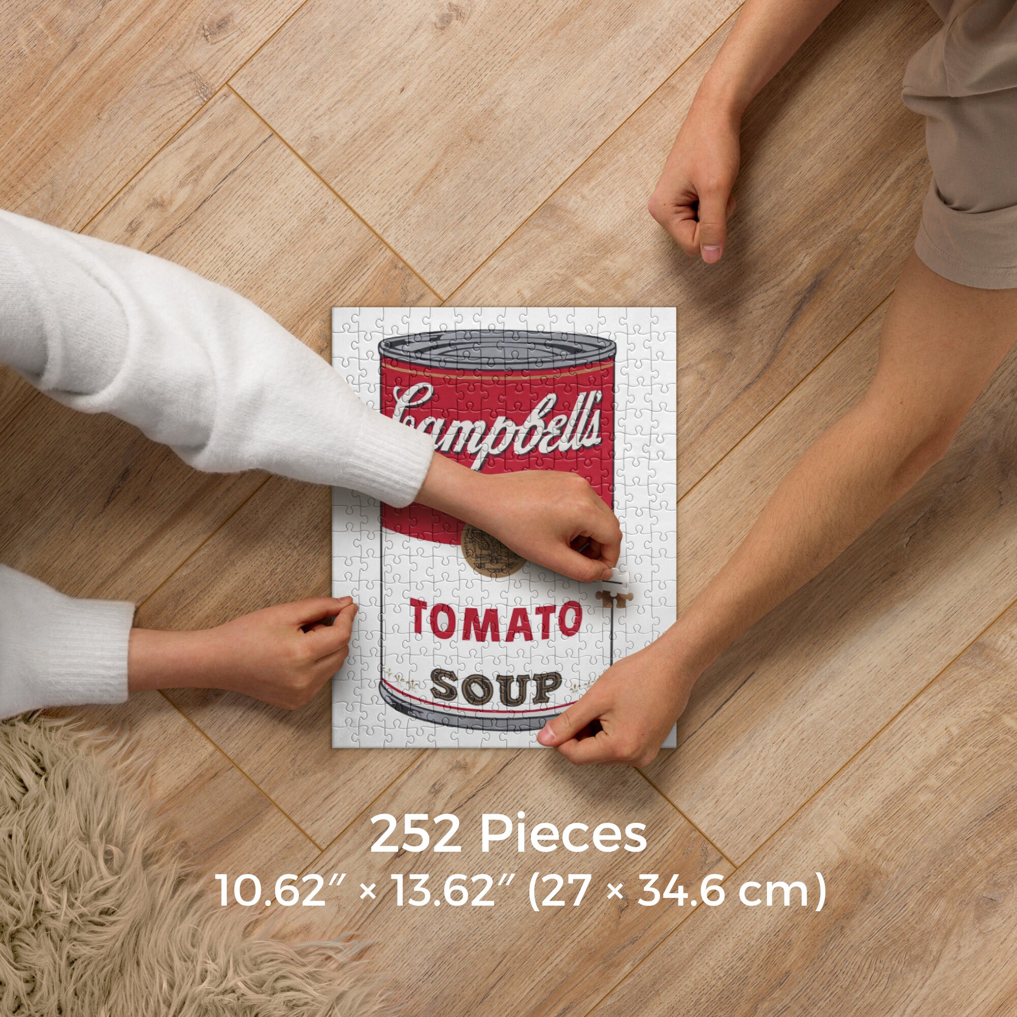 Andy Warhol Tomato Soup Puzzle, Pop Art Jigsaw, 1968 - Etsy