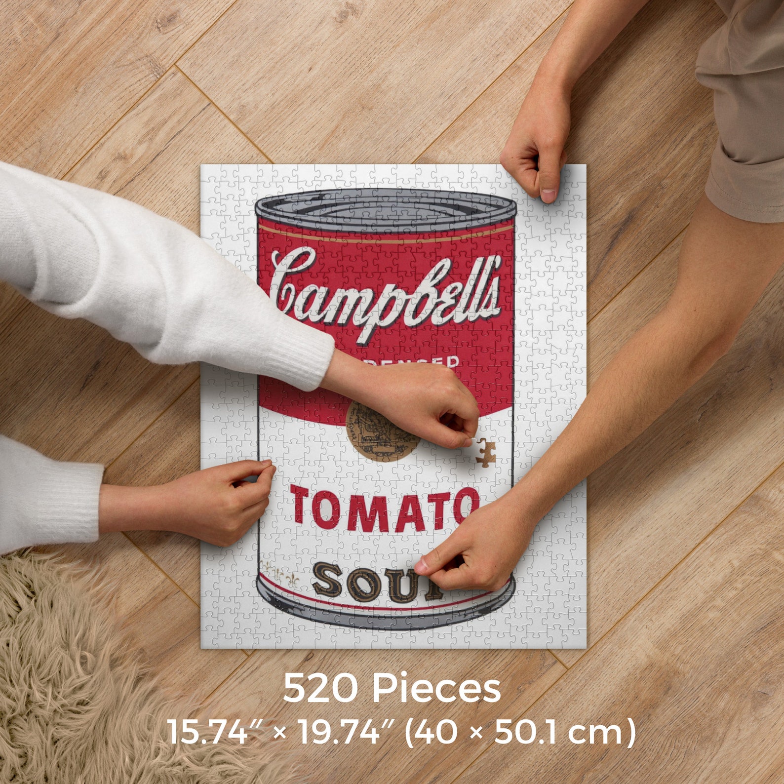 Andy Warhol Tomato Soup Puzzle, Pop Art Jigsaw, 1968 - Etsy