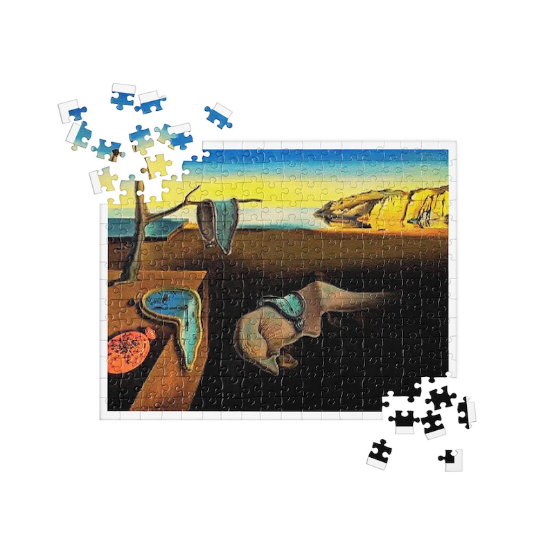 Salvador Dalí Jigsaw Puzzle | the Persistence of Memory - Etsy