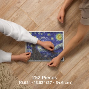 Starry Night by Vincent Van Gogh Jigsaw Puzzle | 252 & 520 Piece ...