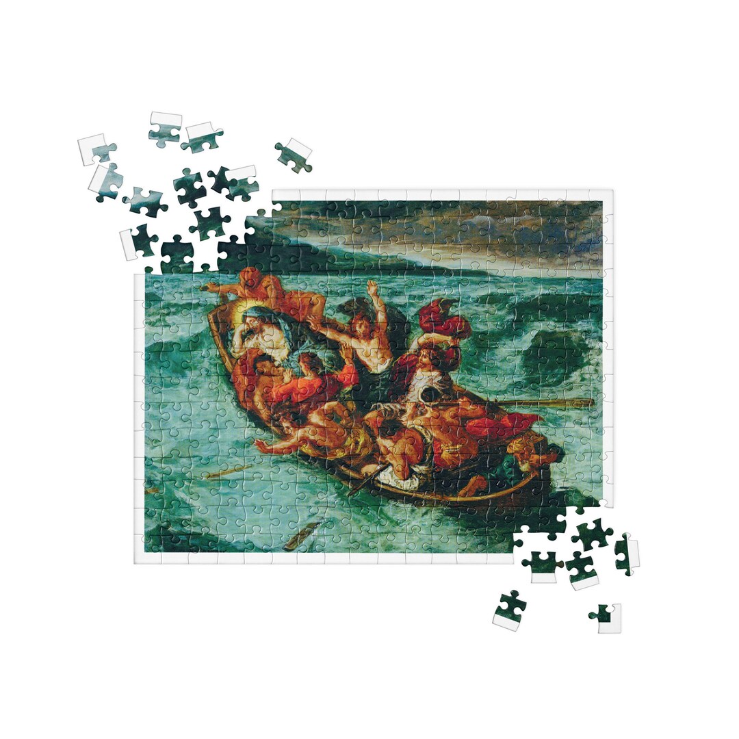 Delacroix's "christ Asleep During the Tempest", Jigsaw Puzzle | 252 ...