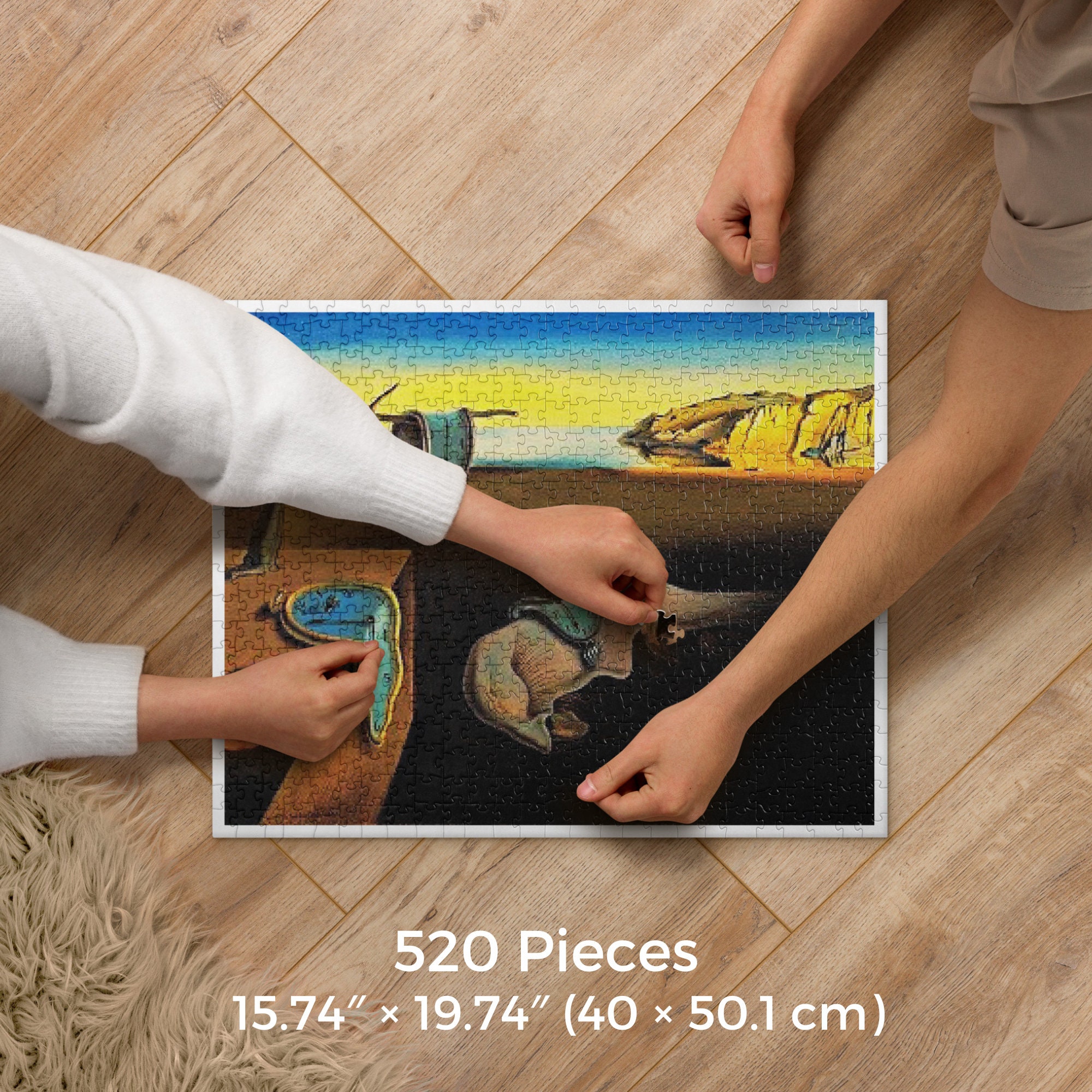 Salvador Dalí Jigsaw Puzzle | the Persistence of Memory - Etsy