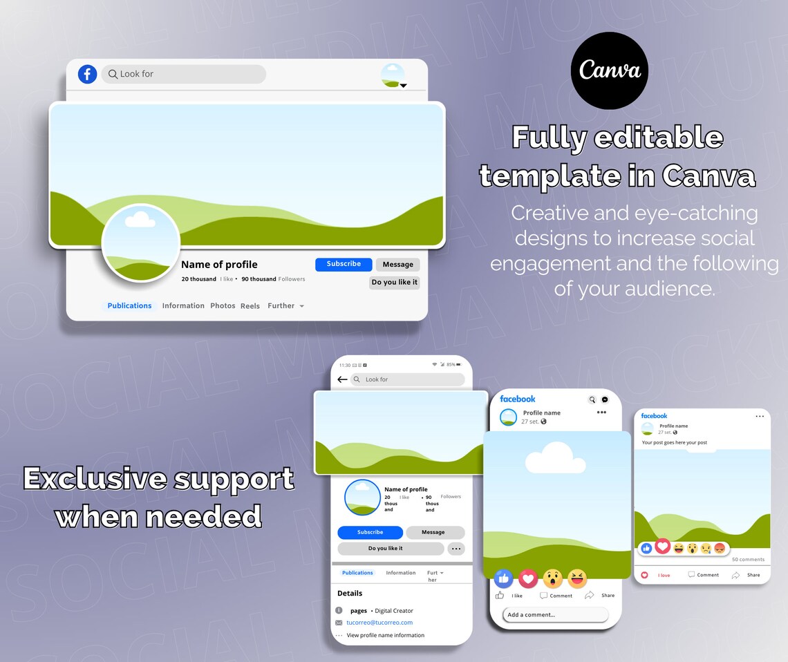 30+ Editable Social Media Mockup Templates, Instagram Mockup, Facebook ...