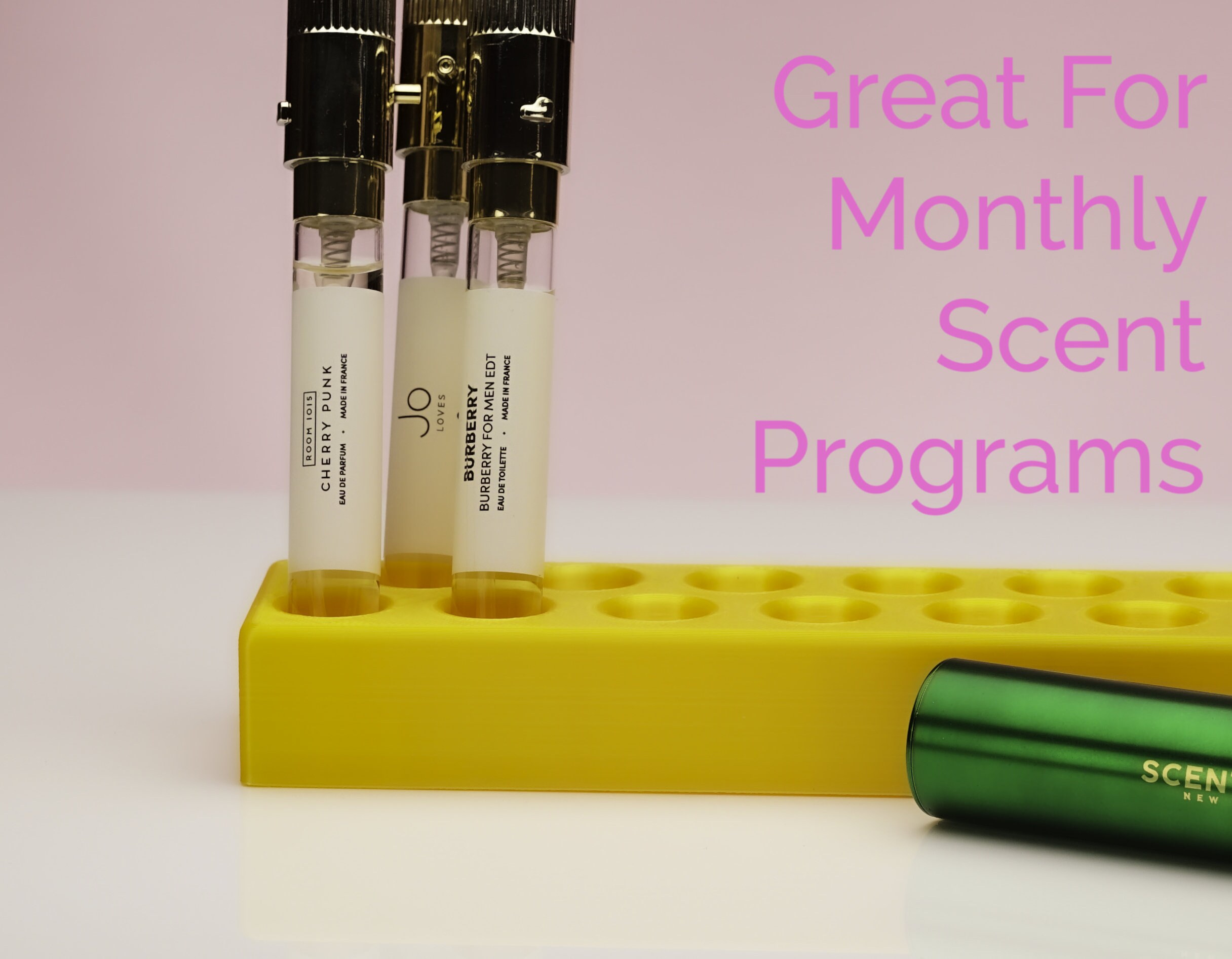 Elegant 5ml Perfume Tester Display Stand Holds 15 Samples 8 Color ...