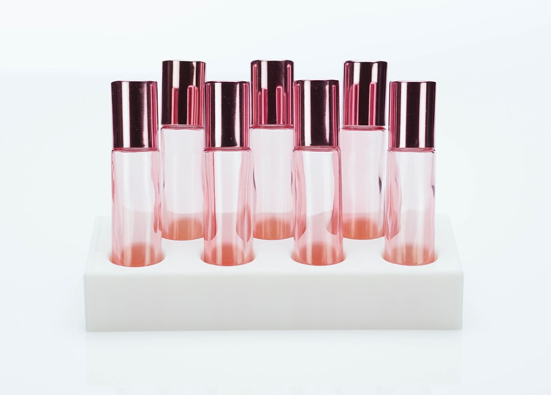 Elegant 10ml Perfume Tester Display Stand - Holds 7 Samples - 8 Color ...