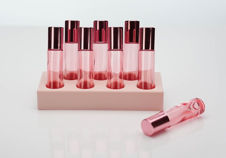 Elegant 10ml Perfume Tester Display Stand - Holds 7 Samples - 8 Color ...