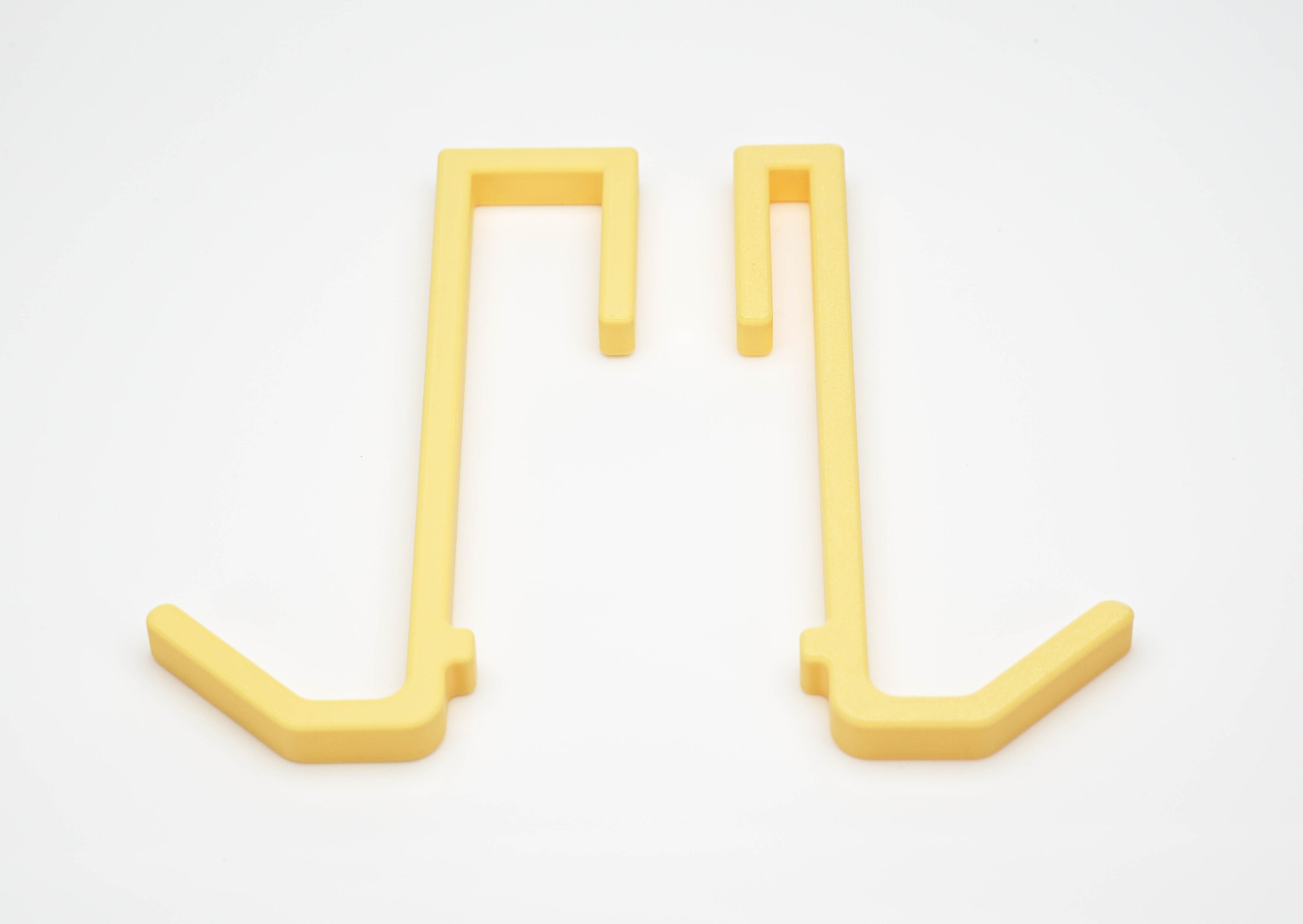 Two Long Shower Hooks, Framed or Frameless Showers, Pick Your Color ...