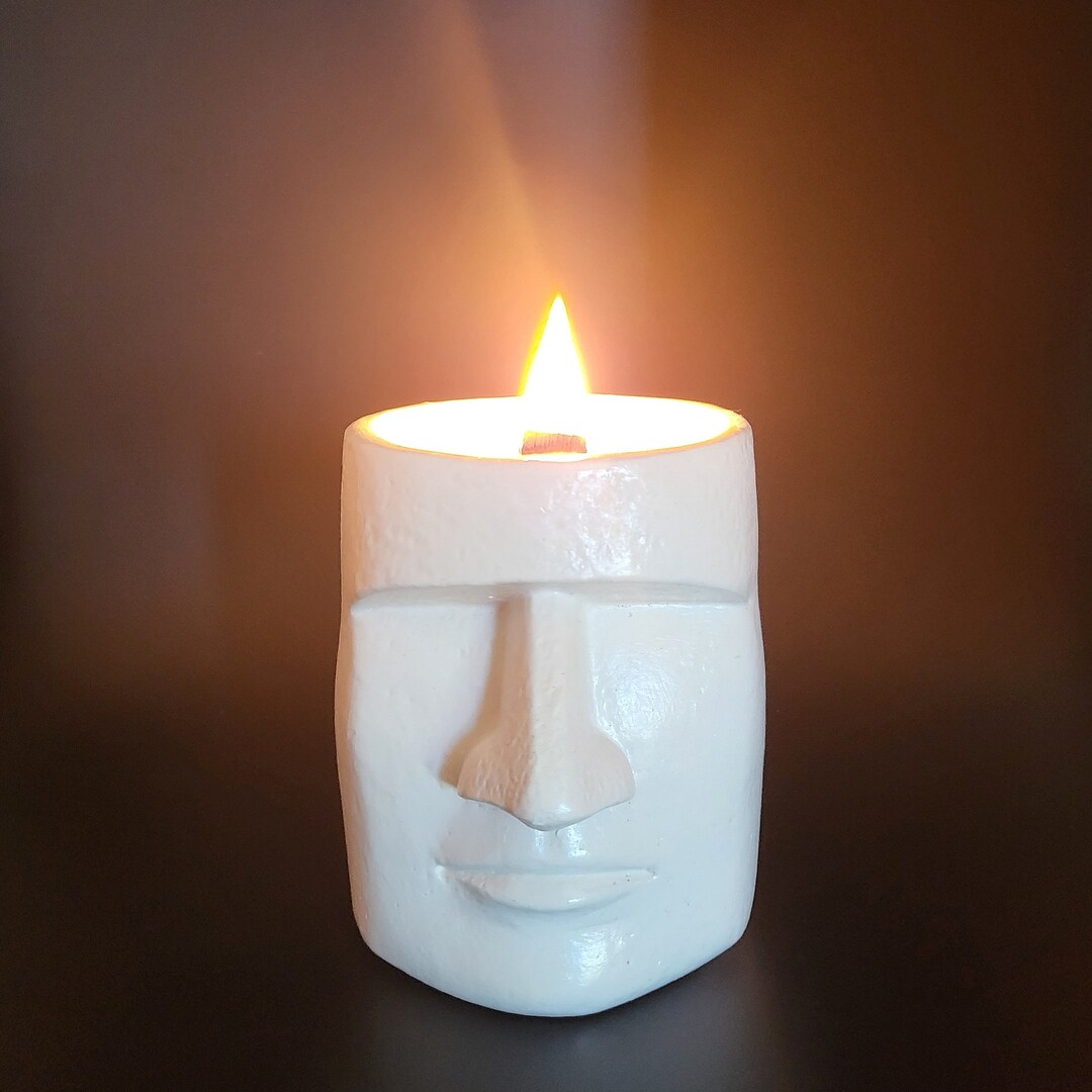 Personalized Gift, Custom Gift, Face Sculpture, Soy Candle, Handmade ...