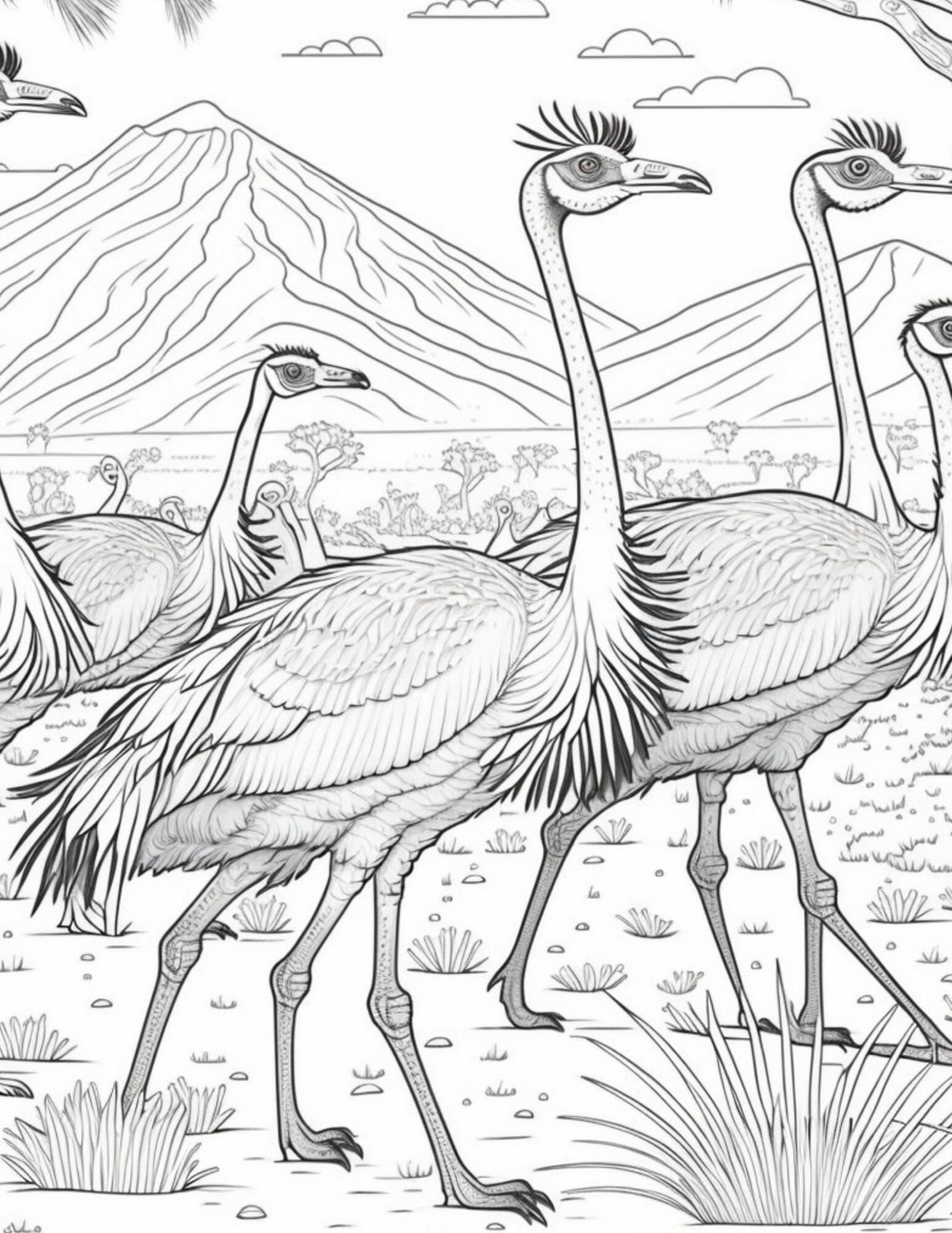 12 Savannah Animals Coloring Pages - Coloring Pages for Adults & Kids ...