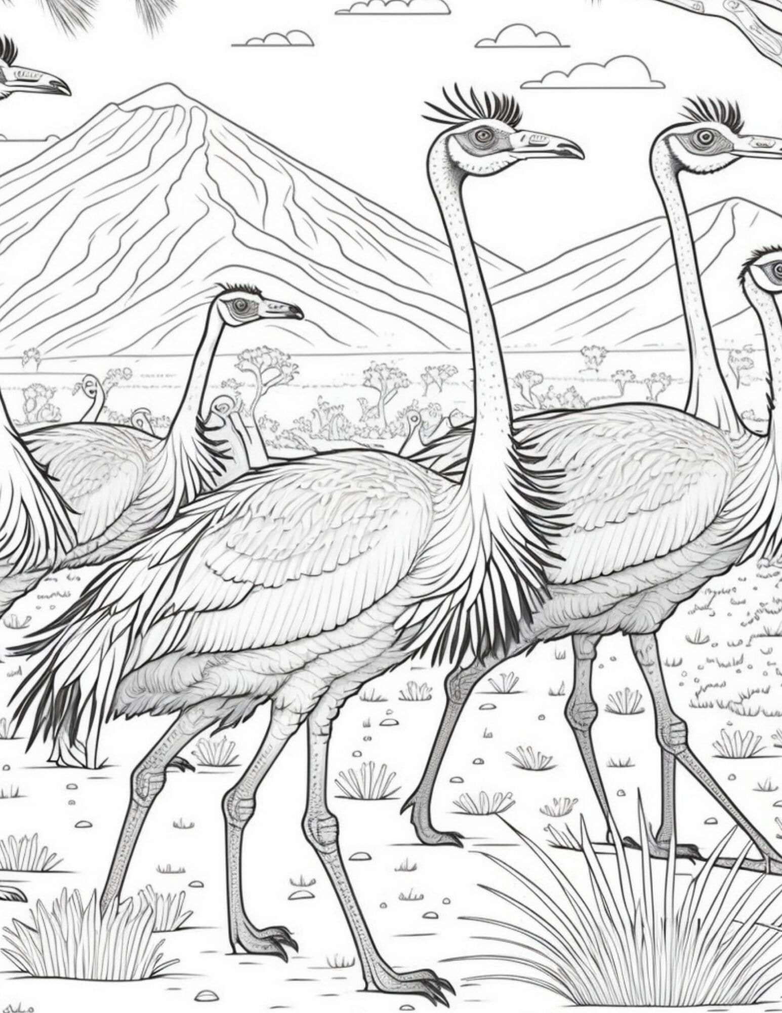 12 Savannah Animals Coloring Pages - Coloring Pages for Adults & Kids ...