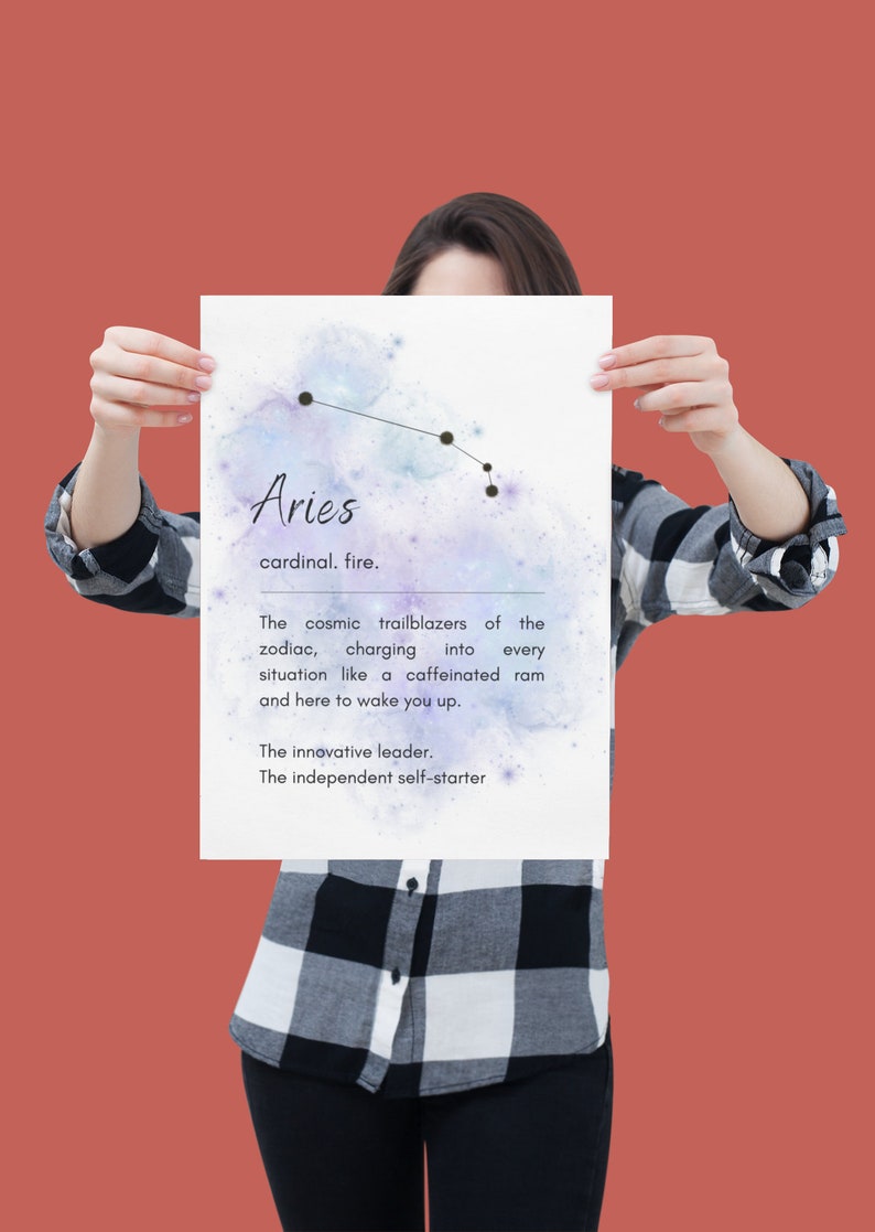 Aries Definition Printable - Digital Download - Wall Art - Etsy