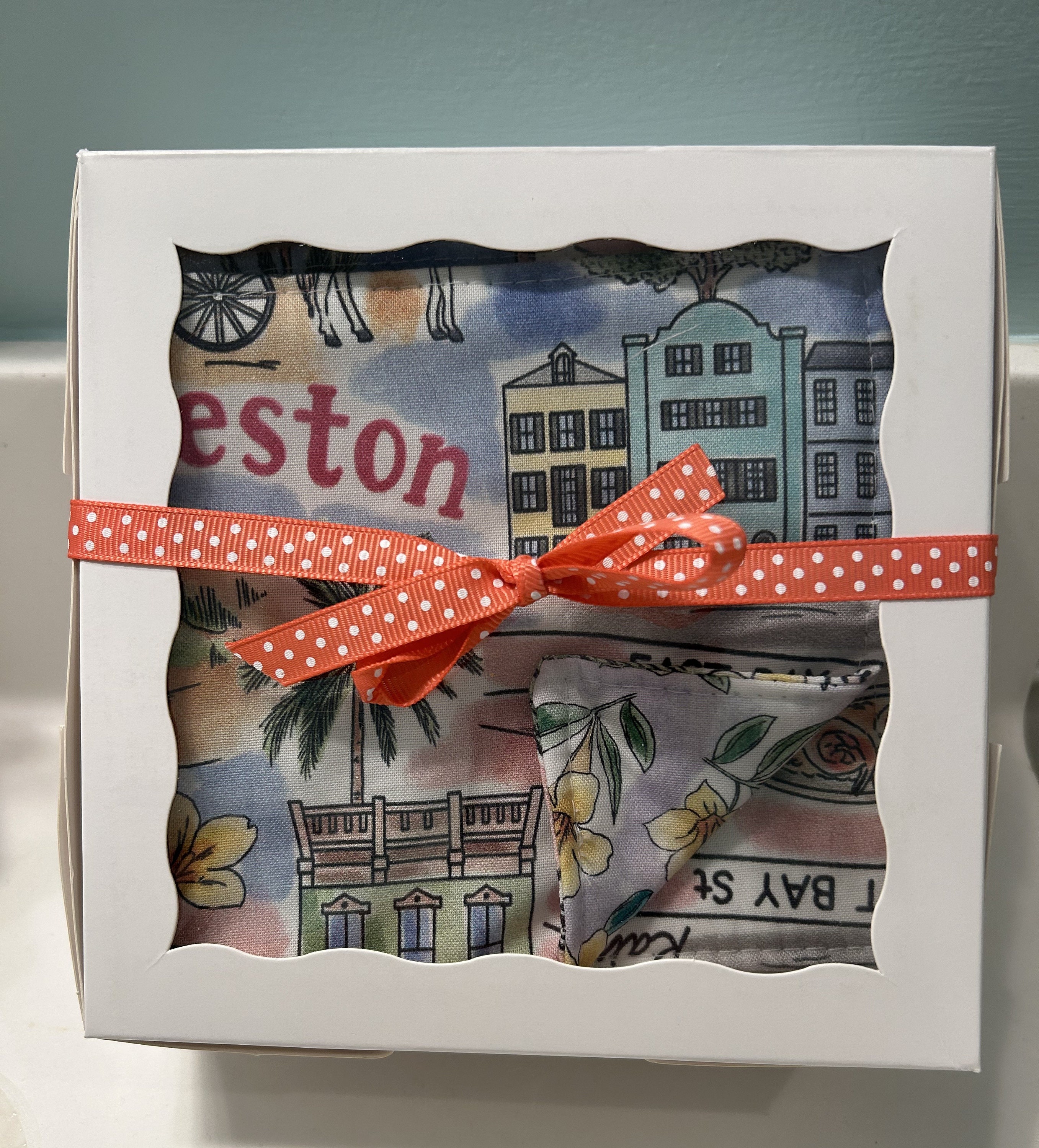 Charleston South Carolina Coasters in Gift Box, Gifts Under 25 ...