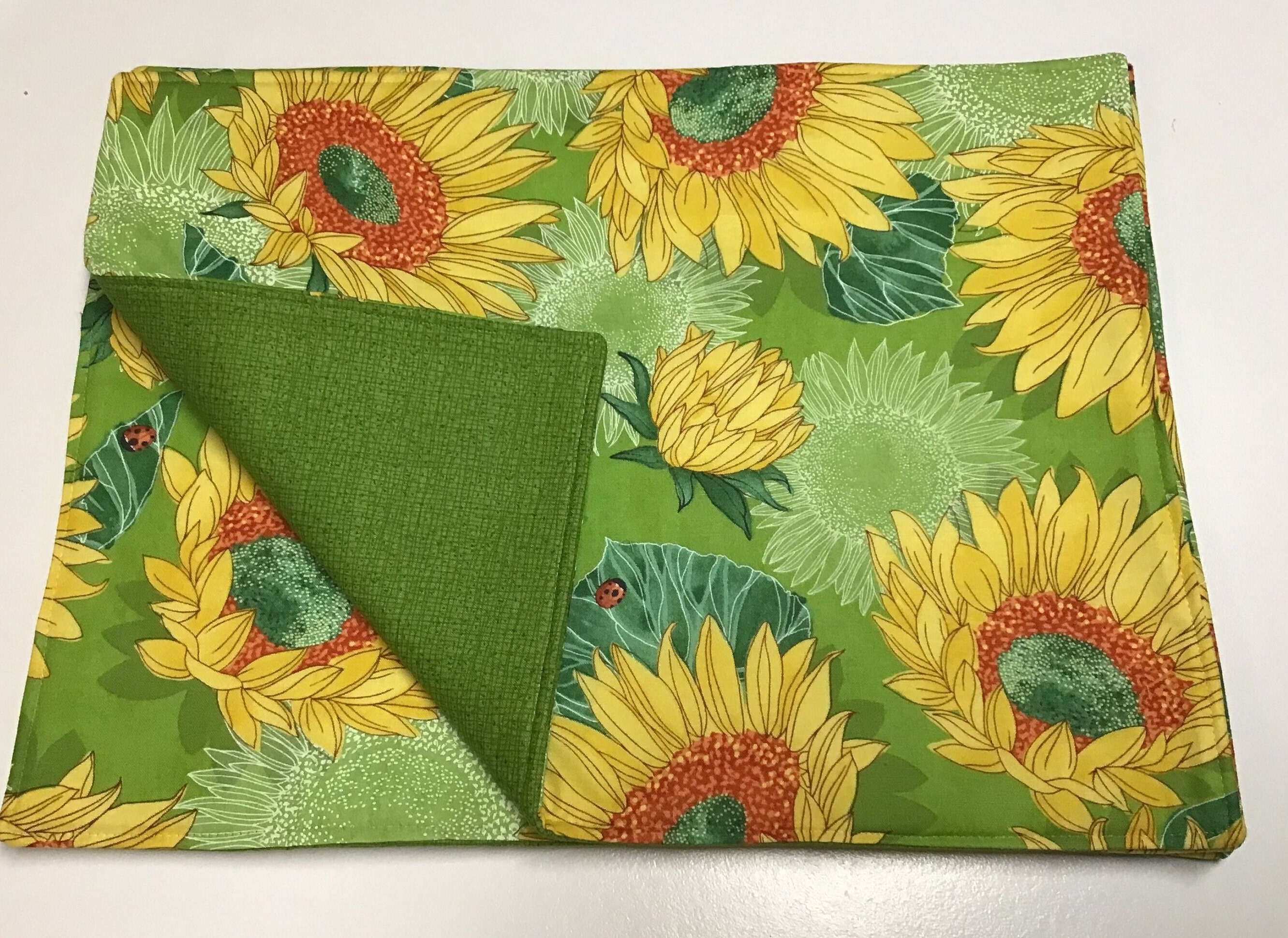 Sunflower Placemats - Various Colors, Sunflower, Table Decor, Spring ...